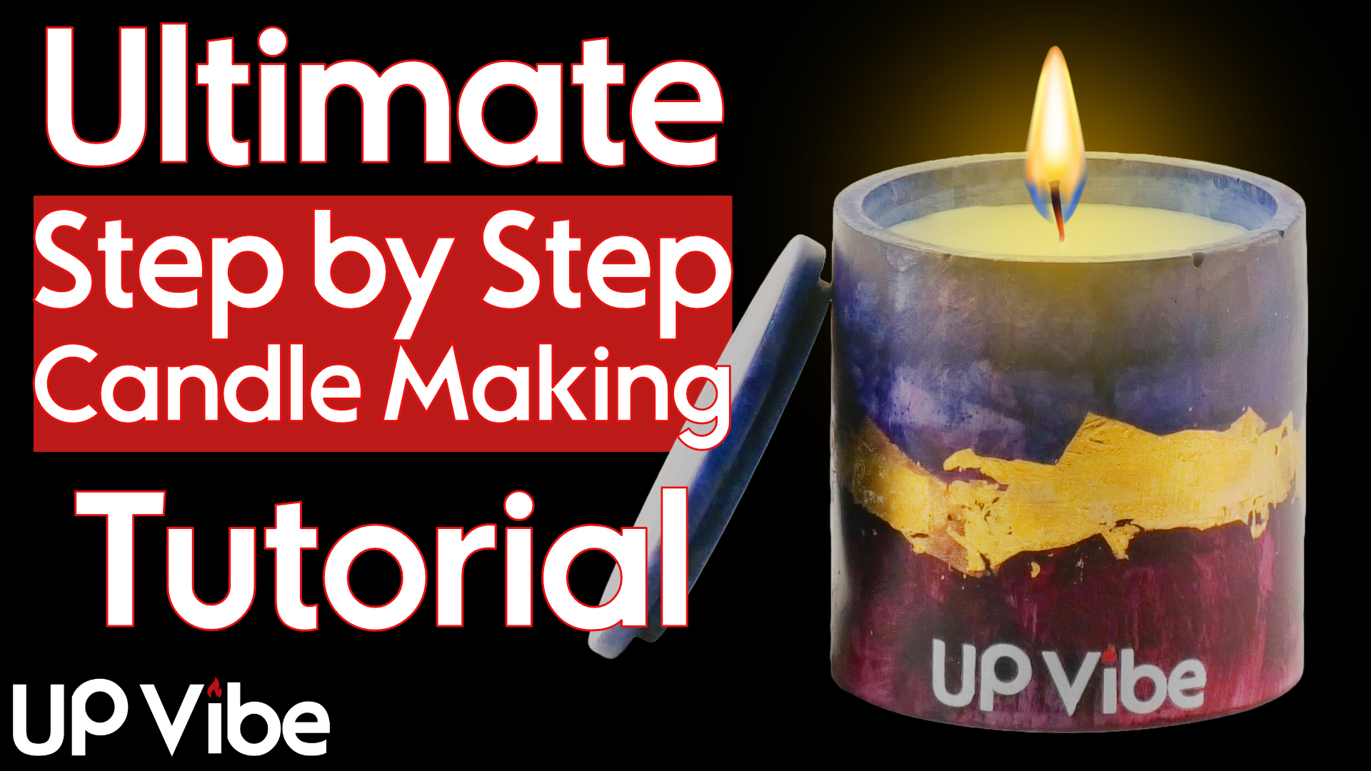 How to Make a CONCRETE CANDLE in 5 Days - Up Vibe